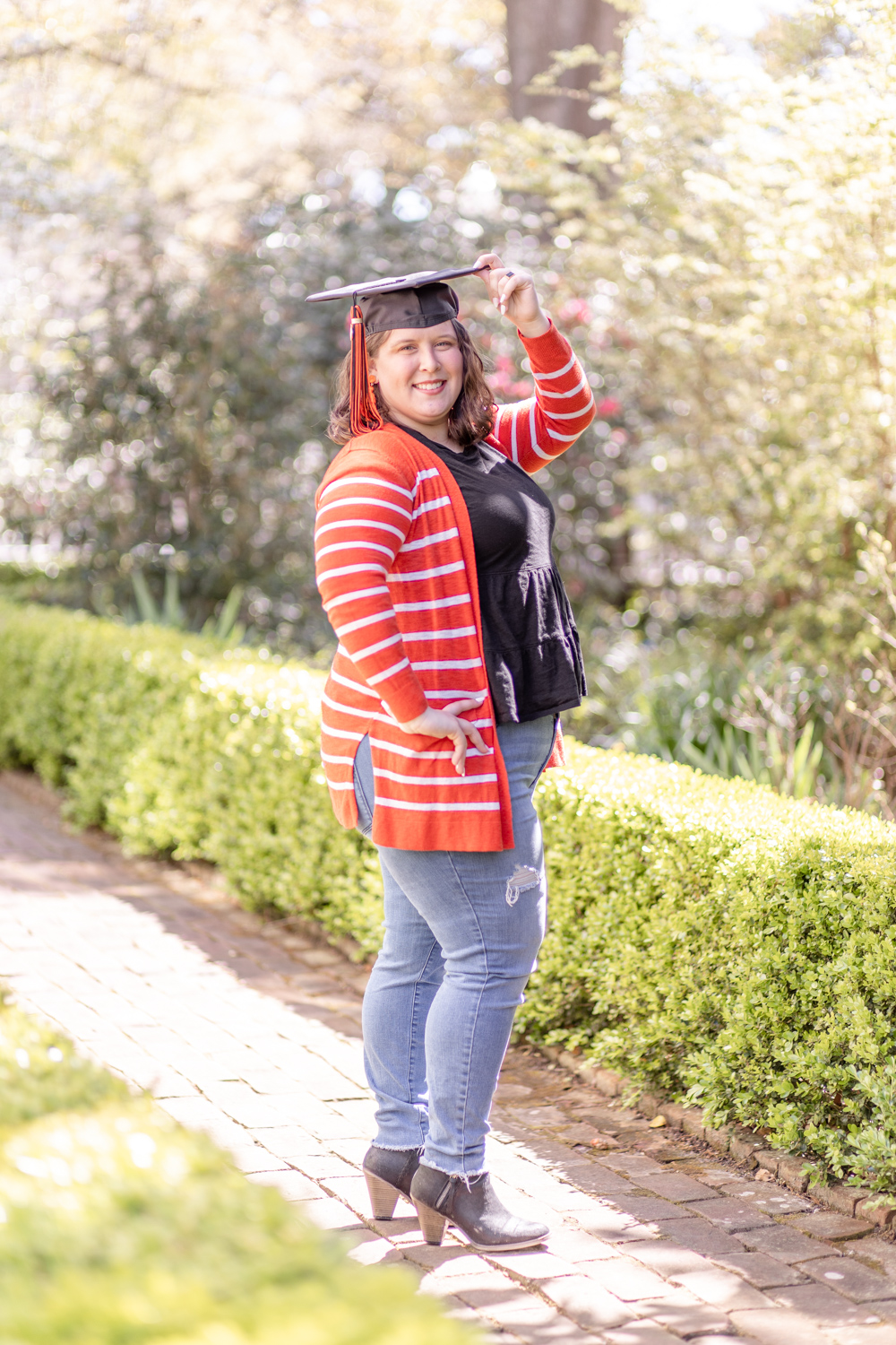 Tryon Gardens Graduation Session | New Bern NC | Andreana | cq ...